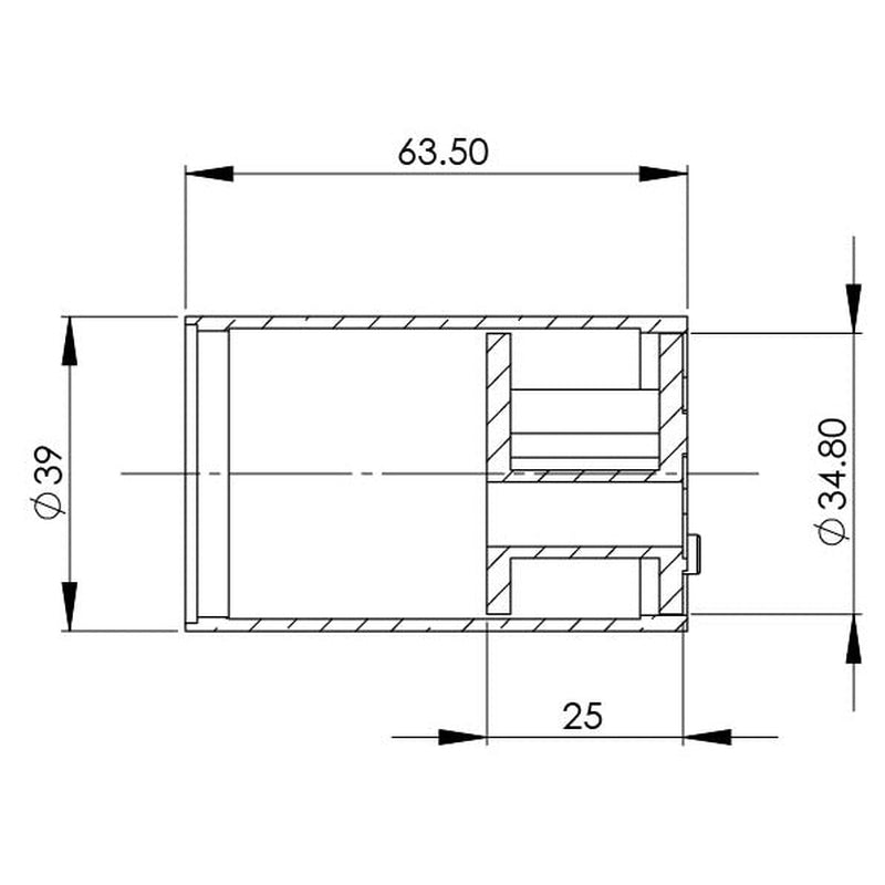 Phoenix Shower Mixer 39mm Body Extension 25mm - Brushed Nickel — Reno Hub
