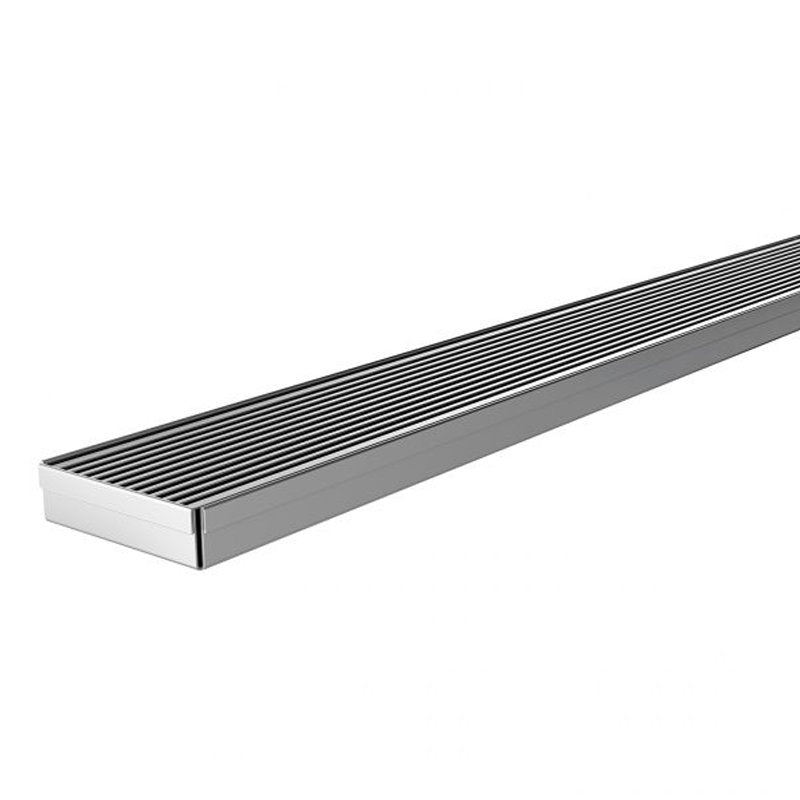 Phoenix Flat Channel 75mm Heel Guard Drain 65mm Outlet - Stainless Ste ...
